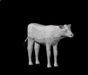 3d animal - cow • Designs CAD
