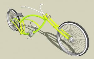 Antique Bicycle 3D SKP Model for SketchUp • Designs CAD