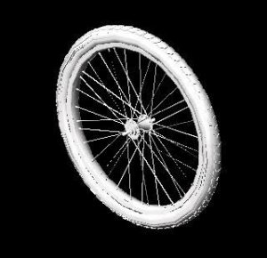 Bike Wheel 3D DWG Model for AutoCAD | DesignsCAD