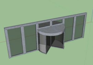 Building Door 3D SKP Model for SketchUp | DesignsCAD