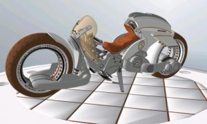 Futuristic Motorbike 3D SKP Model for SketchUp • Designs CAD