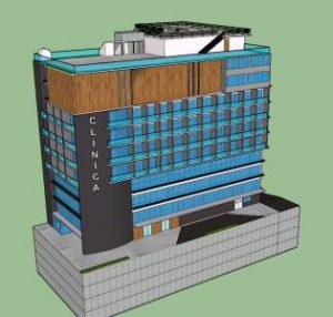 Health Center 3D SKP Model for SketchUp • Designs CAD