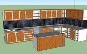 Kitchen 3D SKP Model for SketchUp • Designs CAD