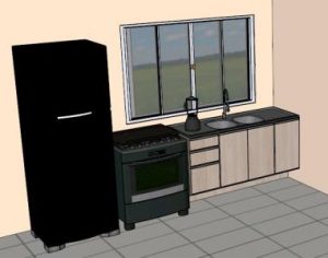Kitchen 3D SKP Model for SketchUp • Designs CAD