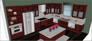 Kitchen 3D SKP Detail for SketchUp • Designs CAD