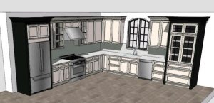 Kitchen Furniture 3D SKP Model for SketchUp • Designs CAD