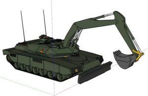 Leopard Tank 3D SKP Model for SketchUp • Designs CAD