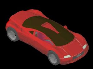 Mobile Auto 3D DWG Model for AutoCAD • Designs CAD