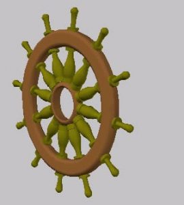 Rudder 3D DWG Model for AutoCAD • Designs CAD