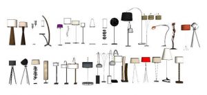 Various Lamps 3D SKP Model for SketchUp • Designs CAD