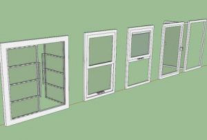 Windows 3D SKP Model for SketchUp • Designs CAD