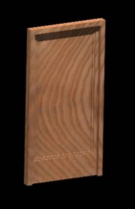 Access Wooden Door 3D DWG Model for AutoCAD • Designs CAD