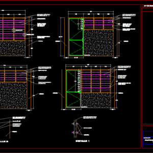 Aluminium Jalousie DWG Section for AutoCAD | Designs CAD