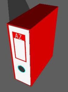 Box File 3D DWG Model for AutoCAD • Designs CAD