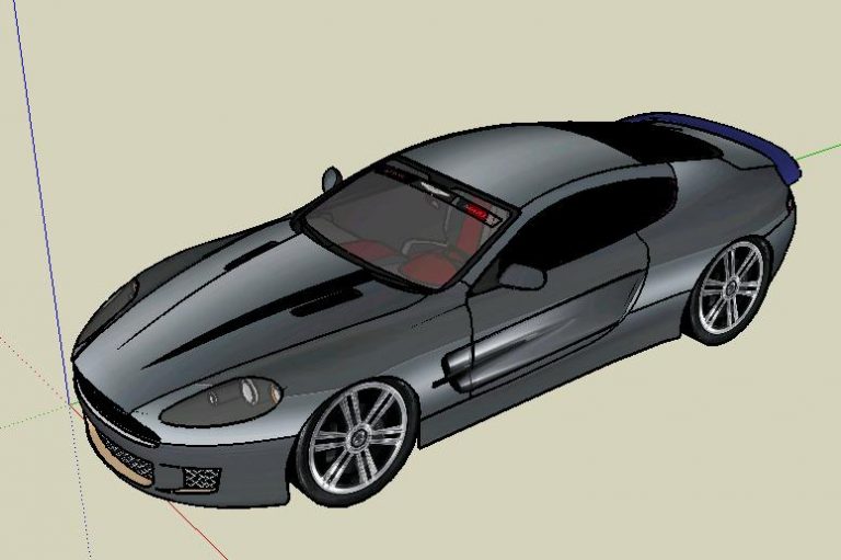 Auto Audi 3D SKP Model for SketchUp • Designs CAD