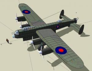 Avion 3D SKP Model for SketchUp | DesignsCAD