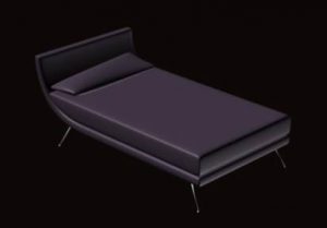 Bed 3D 3DS Model for 3D Studio Max • Designs CAD