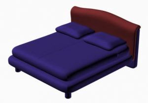 Bed 3D 3DS Model for 3D Studio Max • Designs CAD