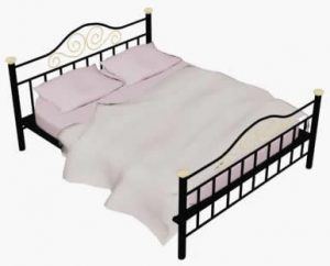 Bed 3D MAX Model for 3D Studio Max • Designs CAD
