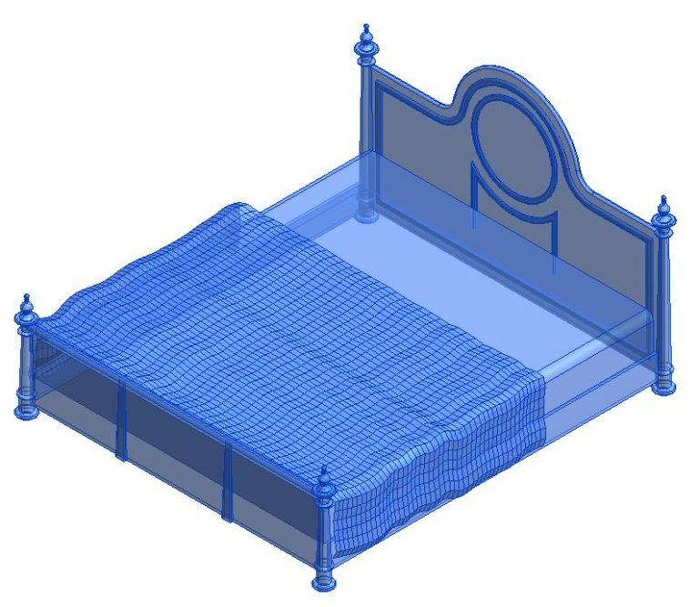 Bed 3D RFA Model • Designs CAD