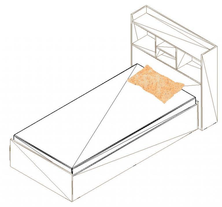 Bed 3D RFA Model • Designs CAD