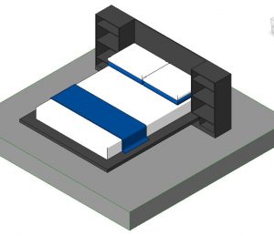 Bed 3D RFA Model • Designs CAD