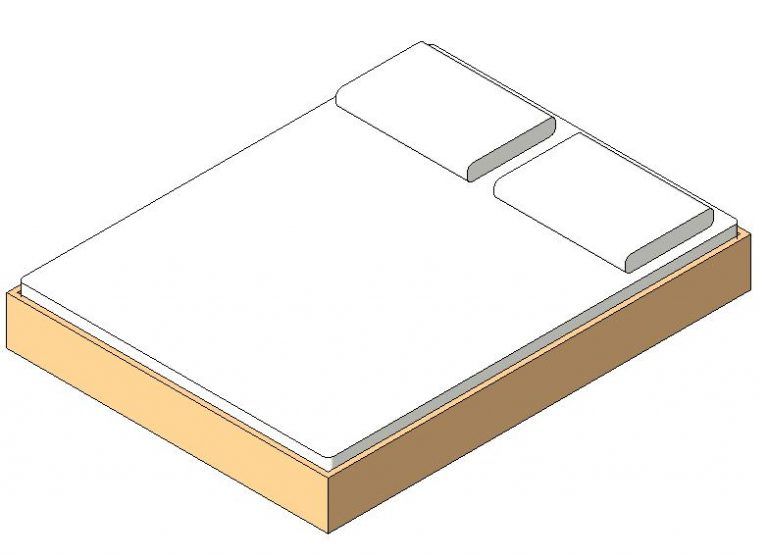 Bed 3D RFA Model • Designs CAD