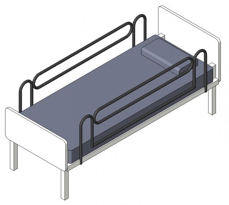 Bed 3D RFA Model • Designs CAD