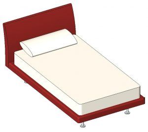 Bed 3D RFA Model • Designs CAD
