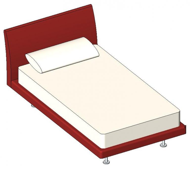 Bed 3D RFA Model • Designs CAD