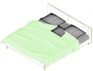 Bed 3D RFA Model • Designs CAD