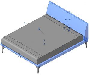 Bed 3D RFA Model • Designs CAD