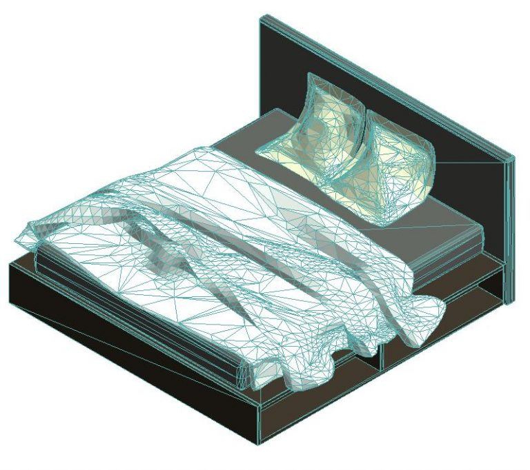 Bed 3D RFA Model • Designs CAD