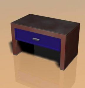 Bedroom Table 3D MAX Model for 3D Studio Max • Designs CAD