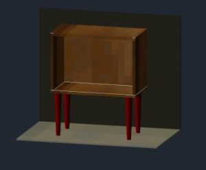 Bedside 3D DWG Model for AutoCAD • Designs CAD