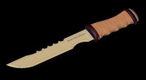 Belati - Knife - 3D DWG Model for AutoCAD • Designs CAD