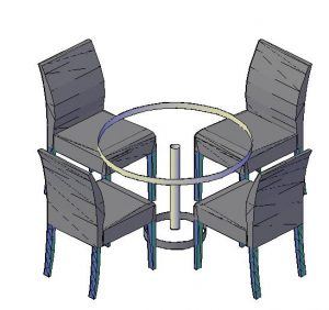 Block Table 3D DWG Model for AutoCAD • Designs CAD