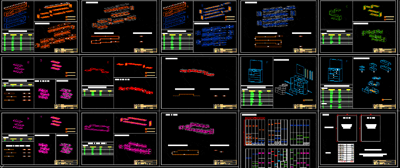 Bookshelves And Furniture For Small Living Room DWG Detail for AutoCAD ...