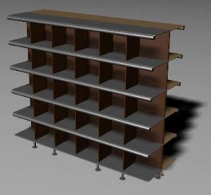 Checkout Counter And Cash Register DWG Block for AutoCAD • Designs CAD