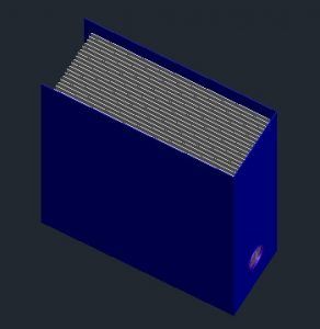 Box File, Folder Organizer 3D DWG Model for AutoCAD • Designs CAD