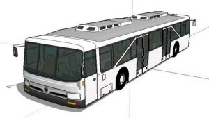 Bus 3D SKP Model for SketchUp • Designs CAD