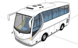 Bus 3D SKP Model for SketchUp • Designs CAD