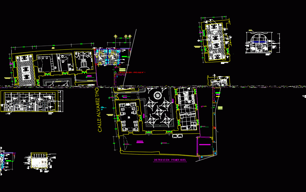 Cafeteria Plan Project Level And Blueprint DWG Full Project for AutoCAD ...