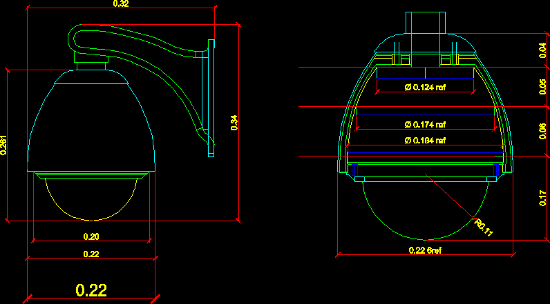 Camera Surveillance DWG Detail For AutoCAD Designs CAD