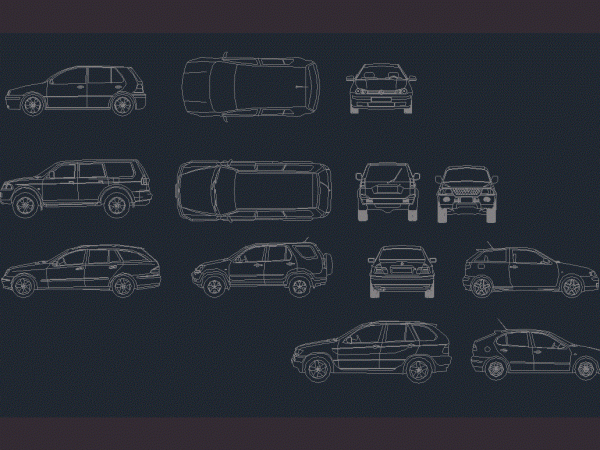 Car 2D DWG Detail for AutoCAD • Designs CAD