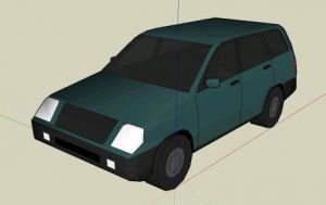 Car 3D SKP Model for SketchUp • Designs CAD