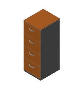 Cardex Binder File Cabinet, 4 Drawers DWG Block for AutoCAD • Designs CAD