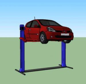 Car Lift 3D SKP Model for SketchUp • Designs CAD