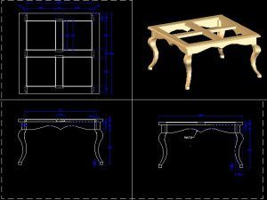 Center Table DWG Block for AutoCAD • Designs CAD