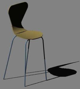 Chair 3D DWG Model for AutoCAD • Designs CAD